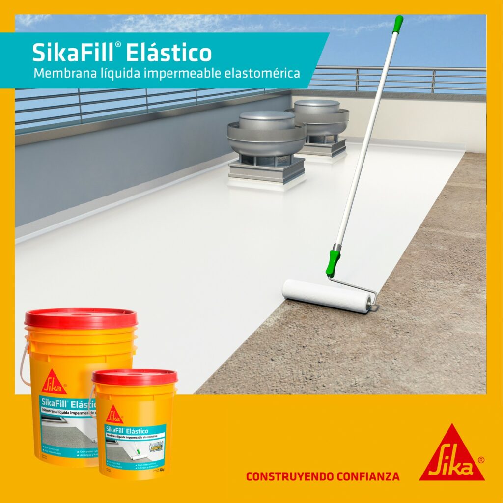Membrana Líquida SikaFill Elástico - 20Kg - Barraca Julia